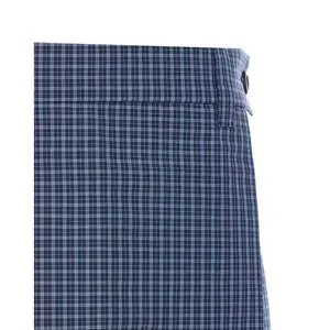 Miu Miu Check Print Wrap Front Mini Skirt