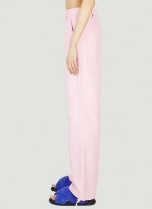 Marni Straight Leg Drawstring Pants - Pink