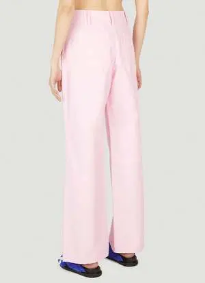 Marni Straight Leg Drawstring Pants - Pink