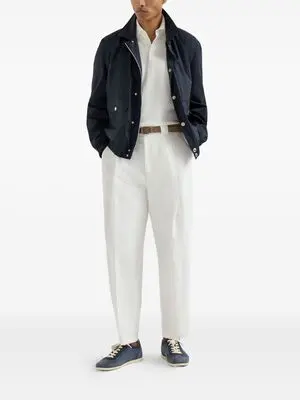 Brunello Cucinelli Logo Cotton Polo Shirt
