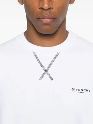 Givenchy Logo Cotton Hoodie - Multicolor