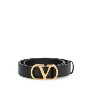 Valentino Garavani Vlogo Signature Belt - Black