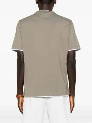 Brunello Cucinelli T-shirt With Faux-layering - Multicolor