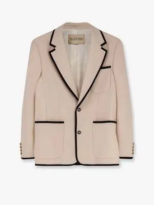 Valentino Garavani Single-breasted Virgin Wool Blazer - Multicolor