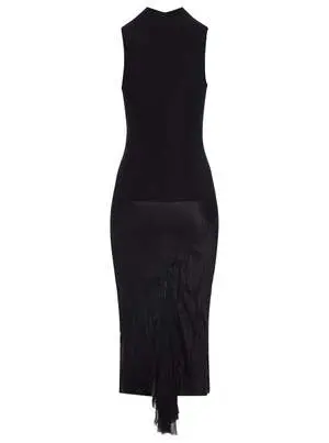 Rick Owens Asymmetrical Midi Dress