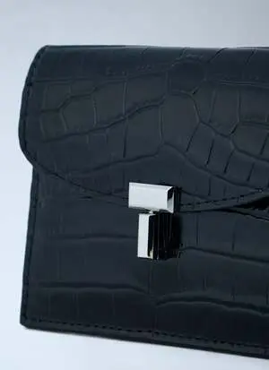 TOTEME T-lock Cardholder - Black