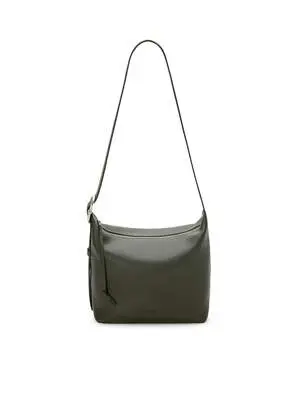 Loewe Hobo Loop Bag In Grained Calfskin Leather - Multicolor