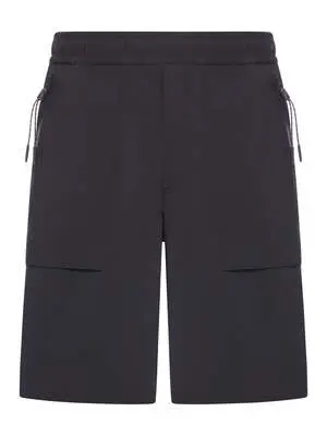 Moncler Technical Fabric Shorts With Drawstring Waist