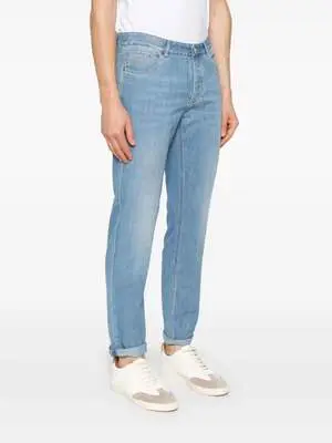 Brunello Cucinelli Cotton Denim Pants - Multicolor