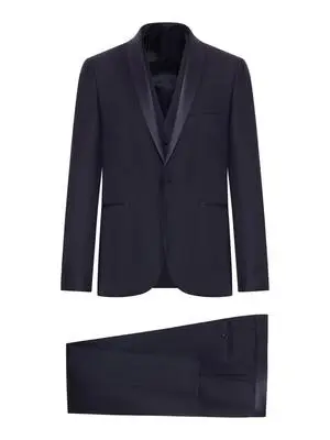 Tagliatore Bruce Wool Tuxedo - Blue