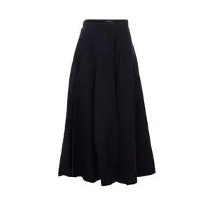 Balenciaga Godet Maxi Skirt - Black