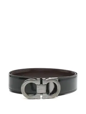 FERRAGAMO Gancini Leather Belt - Multicolor