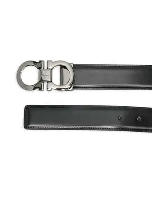 FERRAGAMO Gancini Leather Belt - Multicolor