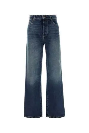 Miu Miu Wide Leg Jeans - Blue
