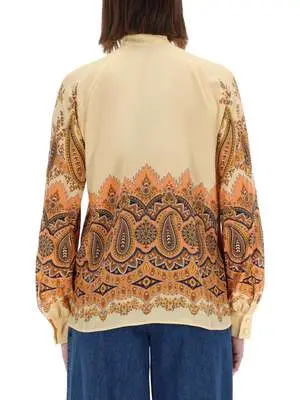 Etro Silk Printed Blouse - Multicolor