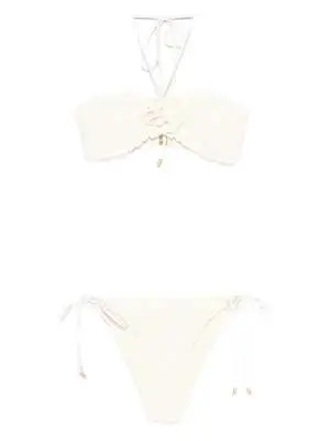 Zimmermann Awaken Crochet Flower Bikini - Multicolor