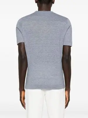 Brunello Cucinelli Fine Knit Linen Blend Sweater