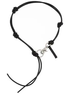 Our Legacy Leather Keychain - Black