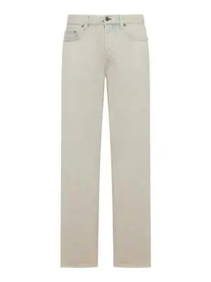 GOLDEN GOOSE Light Wash Distressed Straight Leg Jeans - Multicolor