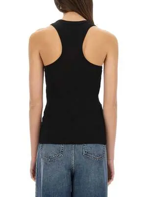 Stella McCartney Crystal Mini Star Tank Top - Black