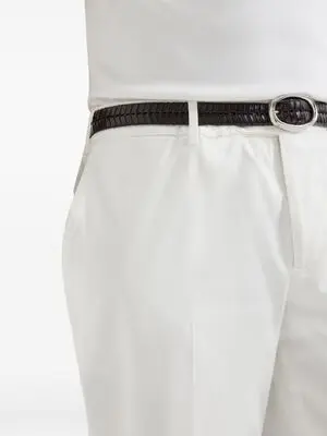 Brunello Cucinelli Cotton Blend Trousers - Multicolor