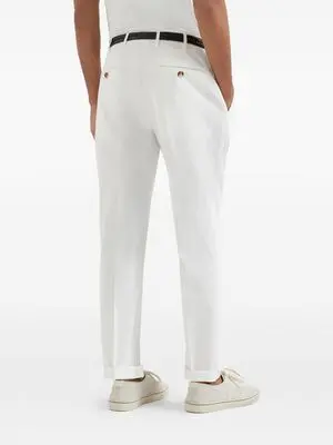 Brunello Cucinelli Cotton Blend Trousers - Multicolor