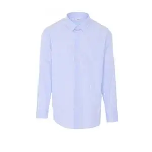 Saint Laurent Striped Cassandre Shirt - Blue