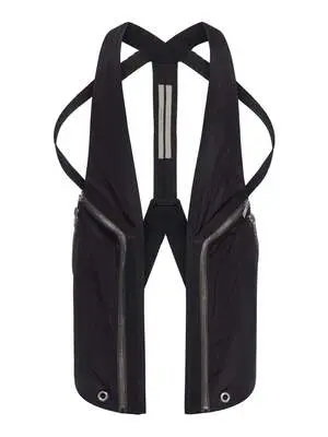 Rick Owens Bauhaus Temple Vest - Black