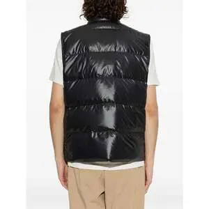 Moncler Padded Zip-up Gilet - Black