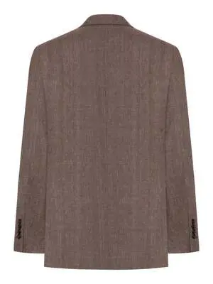 Brunello Cucinelli Double-breasted Tailored Jacket - Multicolor