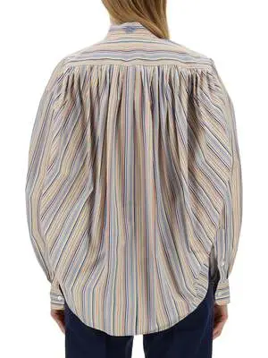 Etro Striped Cotton Blouse