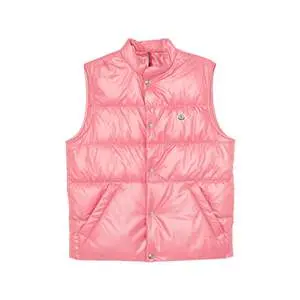 Moncler Quilted Sleeveless Vest - Pink