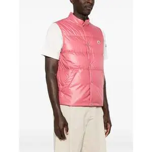 Moncler Quilted Sleeveless Vest - Pink