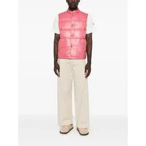 Moncler Quilted Sleeveless Vest - Pink