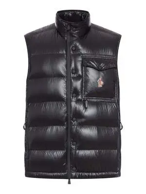Moncler MONCLER GRENOBLE Padded High Neck Vest Black