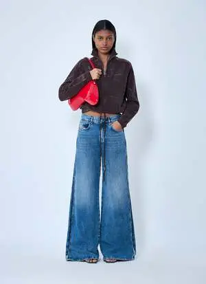DIESEL® 1978 D-akemi-s Wide-leg Jeans
