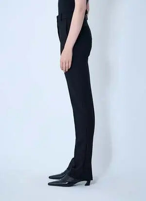 Sportmax Stretch-finish Mid-rise Wide-leg Pants