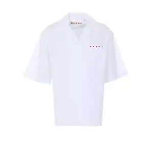 Marni Hidden Logo Bowling Shirt - White