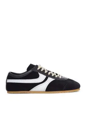 Dries Van Noten Two-tone Leather And Suede Sneakers - Multicolor