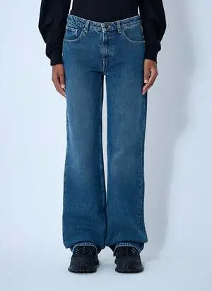 Moncler Five-pocket Straight-leg Jeans - Blue