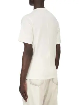 Rick Owens Brad T Crew Neck Cotton T-shirt With Print - Multicolor