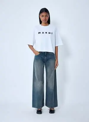 Marni Logo Motif T-shirt