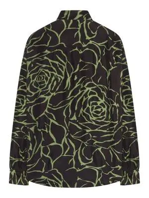 Dries Van Noten Printed Long-sleeve Shirt