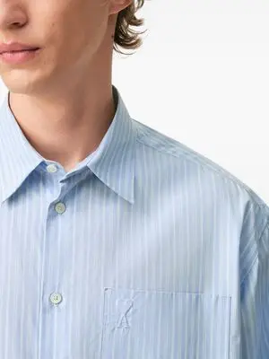 AMI Paris Striped Cotton Shirt