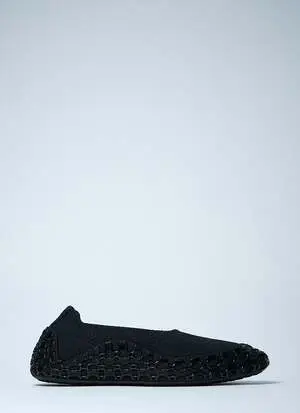 Gucci Low-top Slip-on Sneakers With All-over Logo Motif - Black