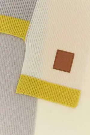 Loewe Two-tone Wool Scarf - Multicolor