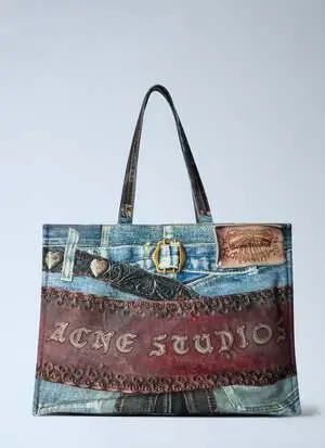 Acne Studios Logo Shoulder Tote Bag