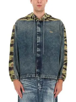 DIESEL® Hooded Jacket - Blue