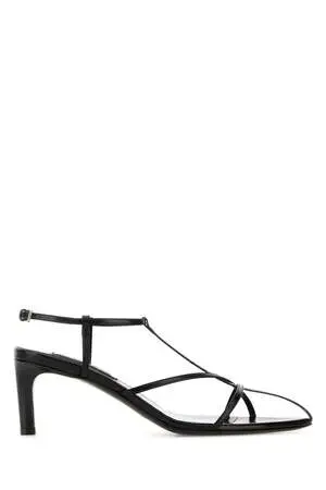 JIL SANDER Strappy Heeled Sandals - Black