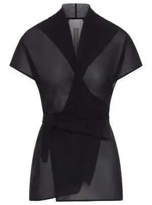 Rick Owens Silk T-shirt Wrap